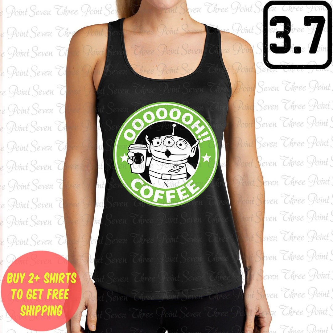 Toy Story Alien Racerback Tank Top, Alien Toy Story Coffee Moisture ...