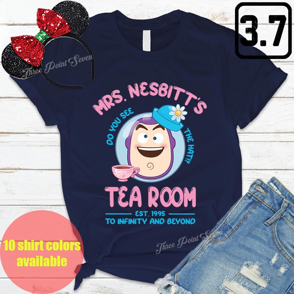 Mrs Nesbitt Tea Room Shirt Buzz Lightyear Disney Family - Etsy