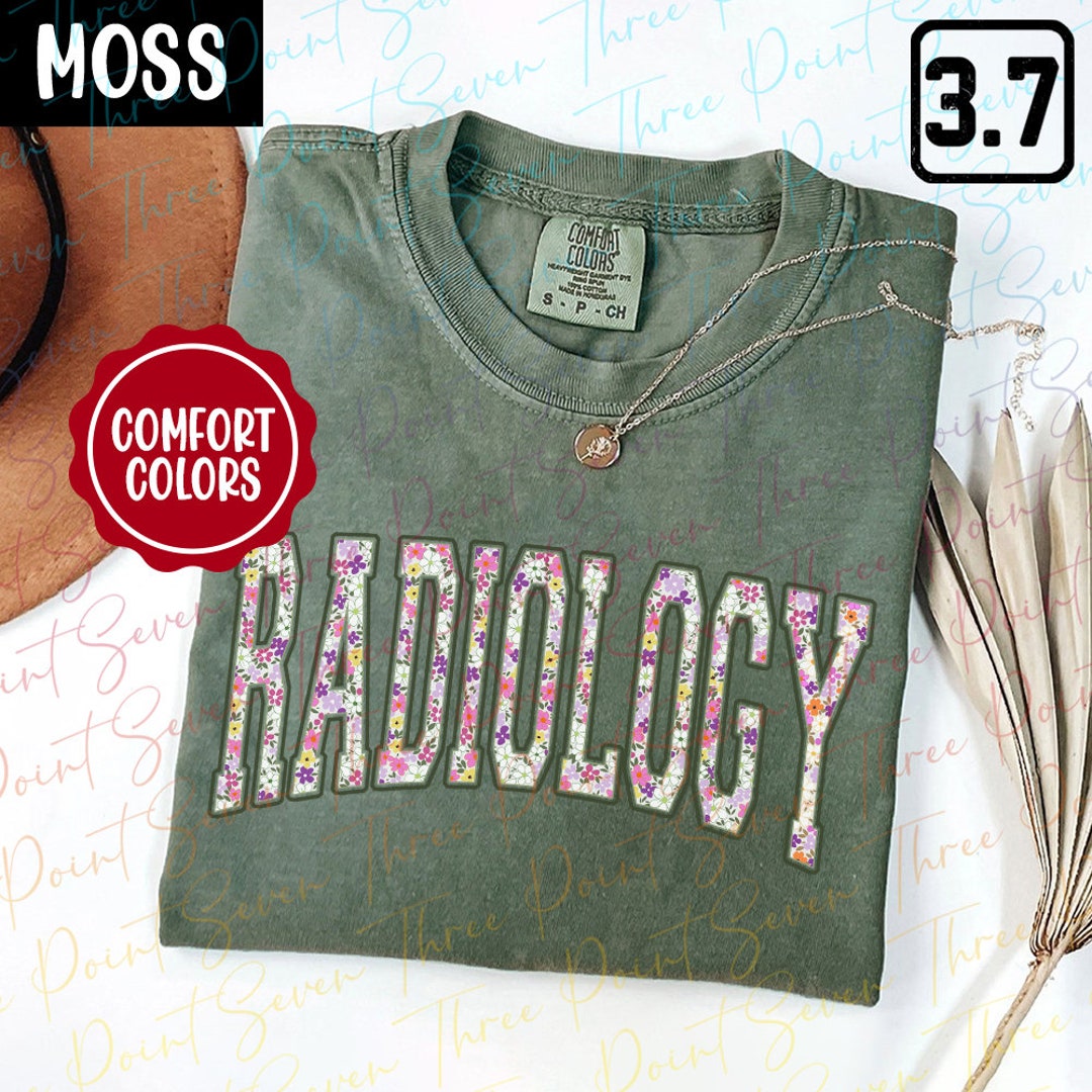 Comfort Colors Retro Rad Tech Shirt, Radiologic Technologist Graduation ...
