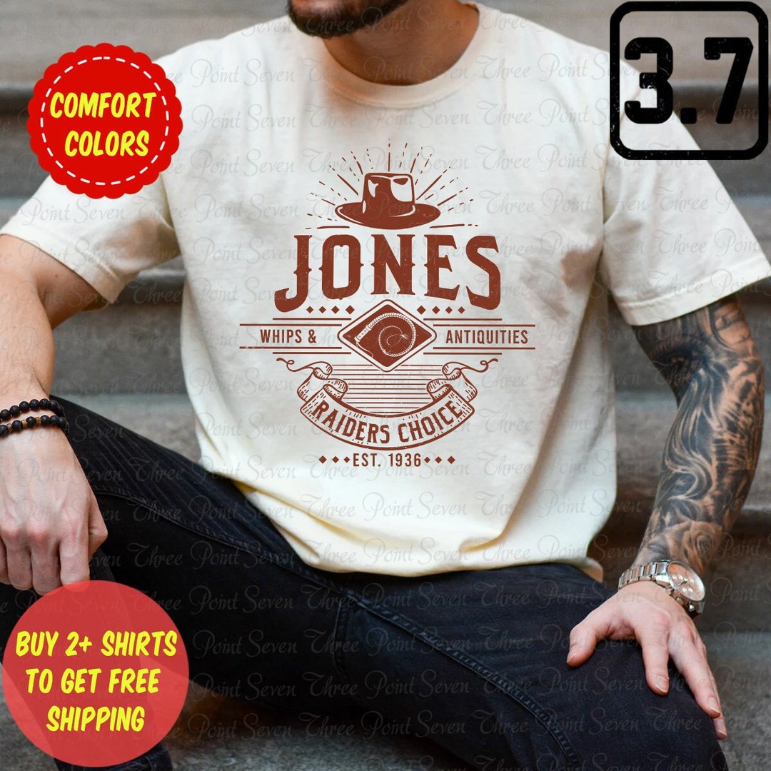 Comfort Colors Indiana Jones Shirt, Jones Whip Company Shirt Gift for ...