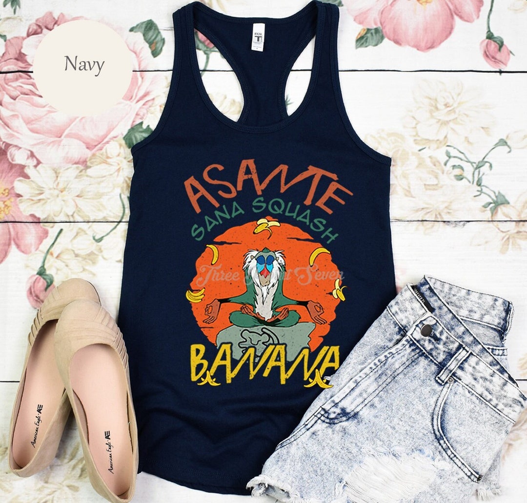 Lion King Rafiki Tank Top, Asante Sana Squash Banana E0838 - Etsy