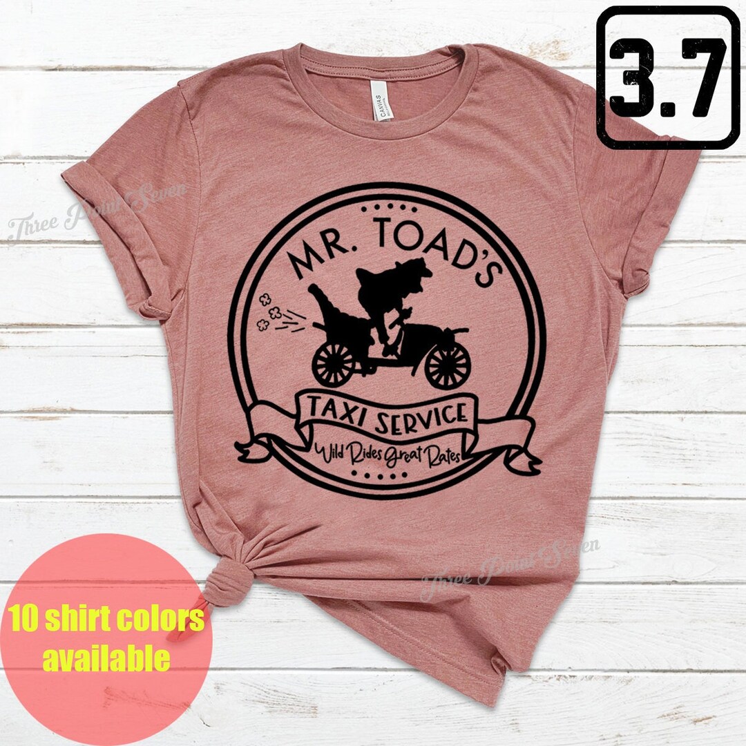 Mr Toad Shirt, Ichabod and Mr Toad Adventure, Mr Toad's Wild Ride, WDW ...