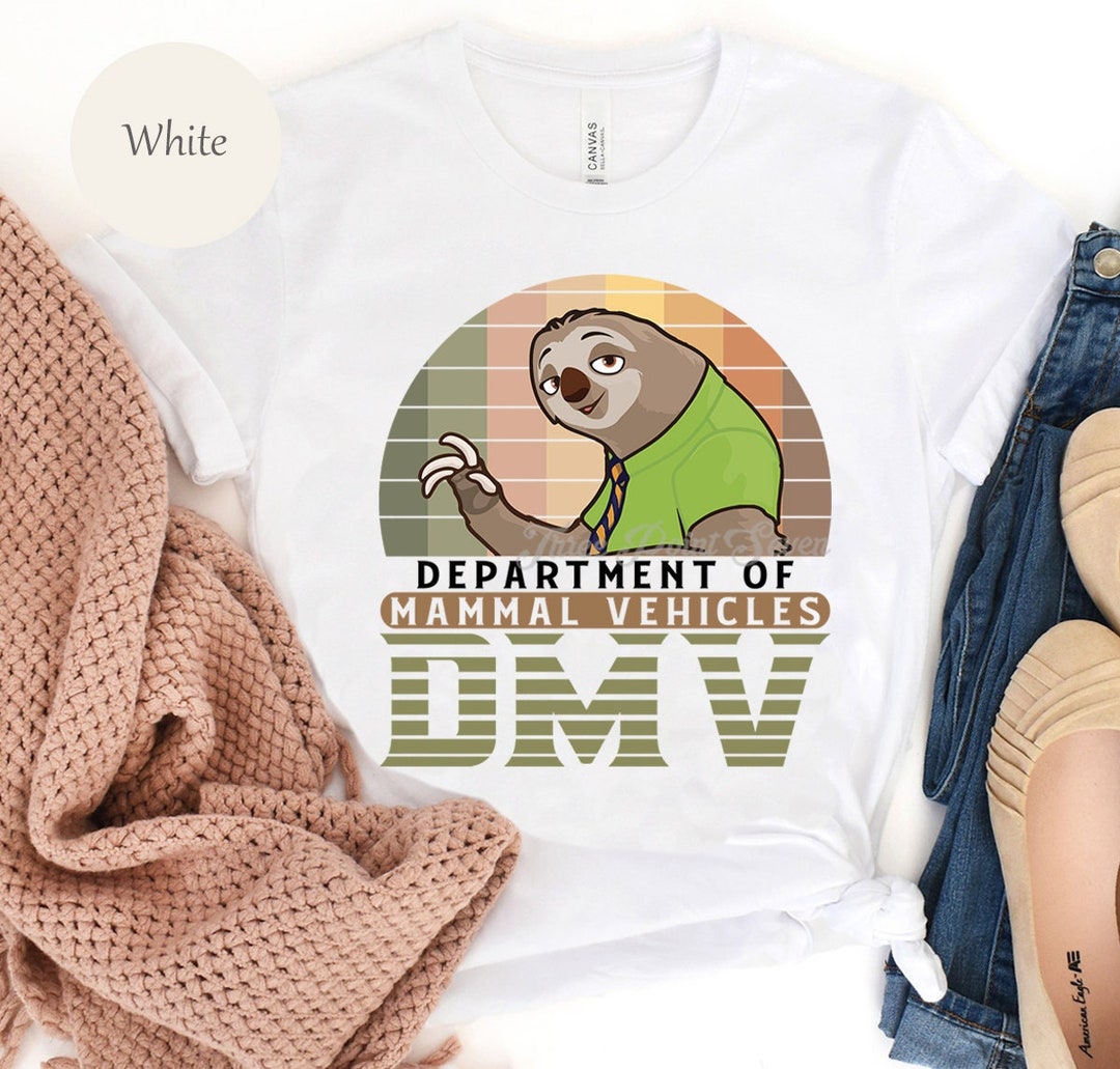 Funny Sloth Priscilla Zootopia Shirt, Department of Mammal Vehicle ...