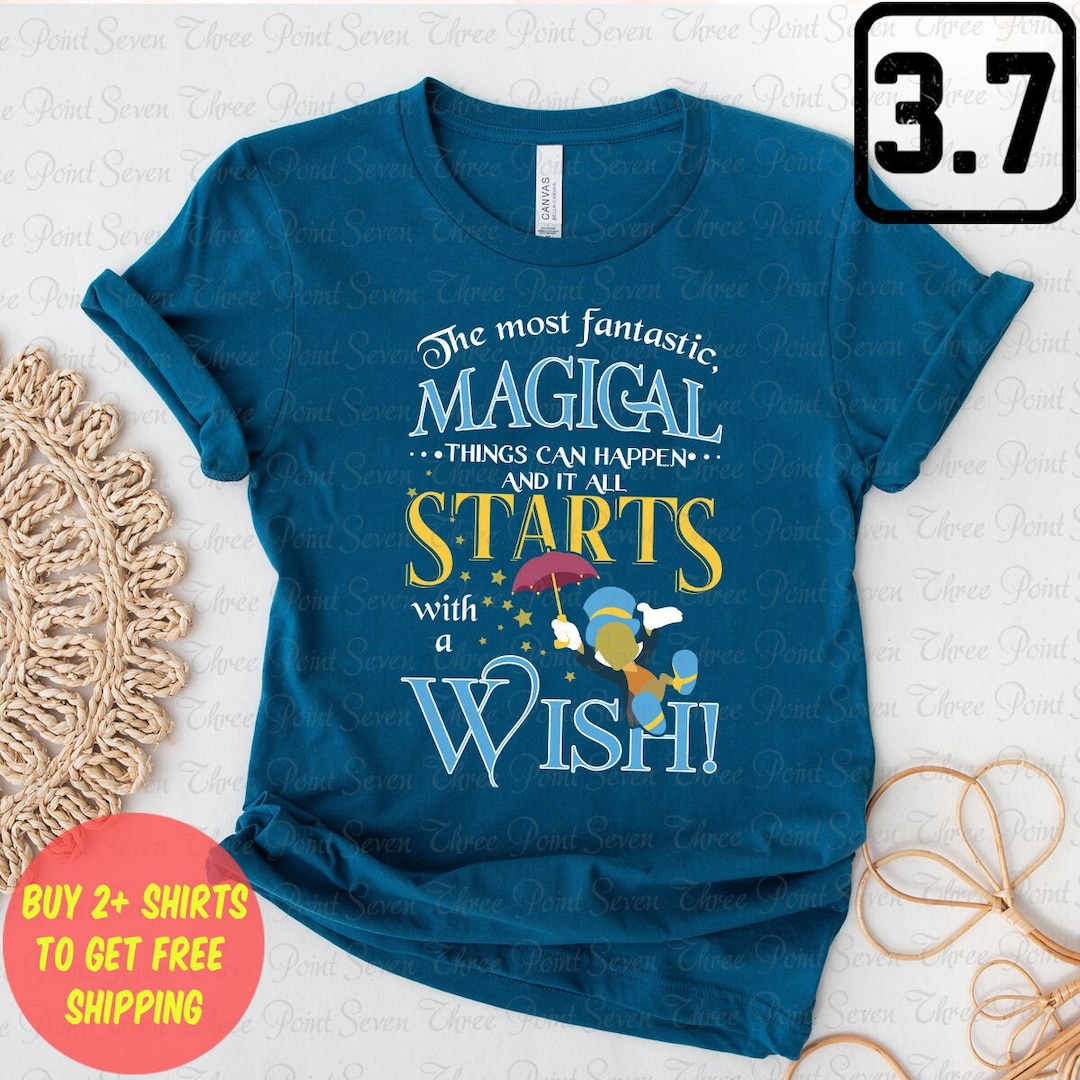 Pinocchio Shirt, Jiminy Cricket T-shirt, Magic Kingdom Tee E0968 - Etsy