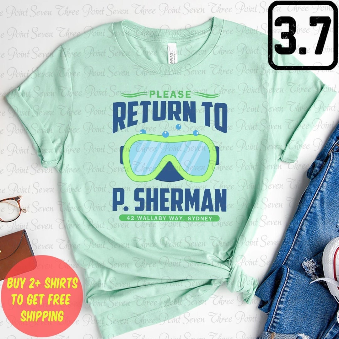 P. Sherman Shirt, Finding Nemo T-shirt, Nemo Tee E0972 - Etsy