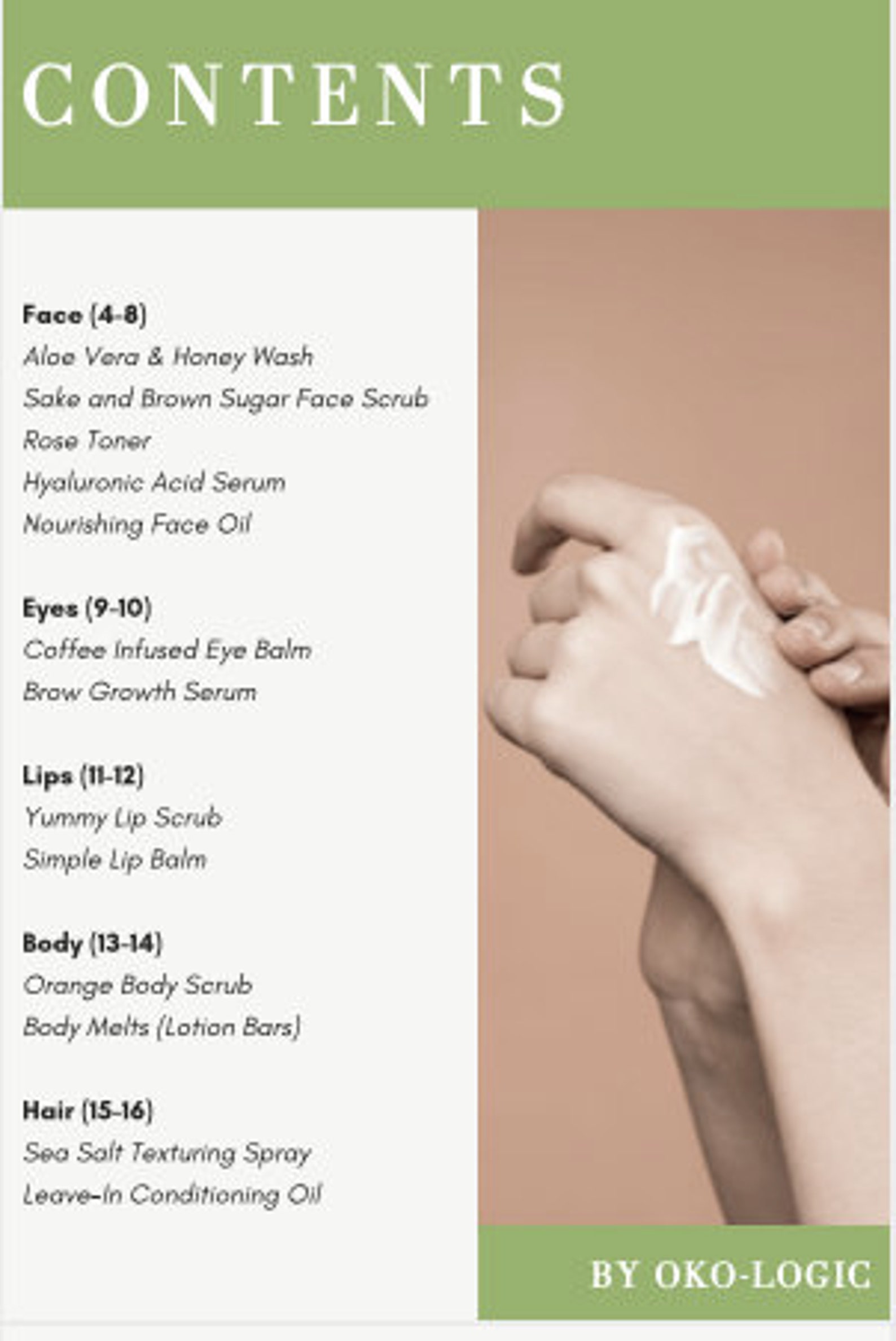 EASY SKINCARE TUTORIALS 13 Diy Recipes Facial Care Body Care Hair Care ...