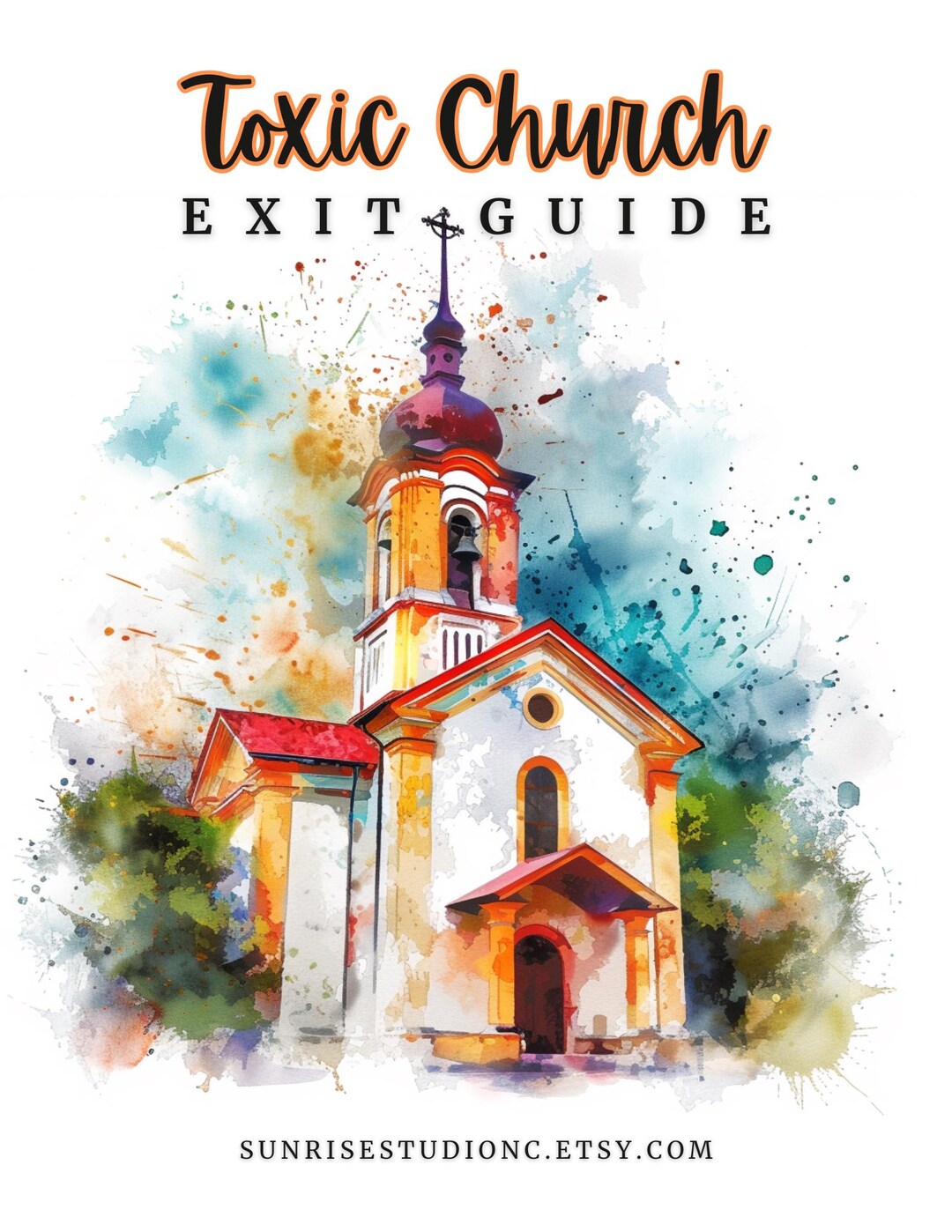 Toxic Church Exit Guide, Christian Healing Workbook, Church Trauma ...