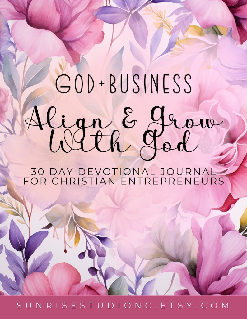 Christian Journal, Grow and Align With God, Devotional Journal for ...