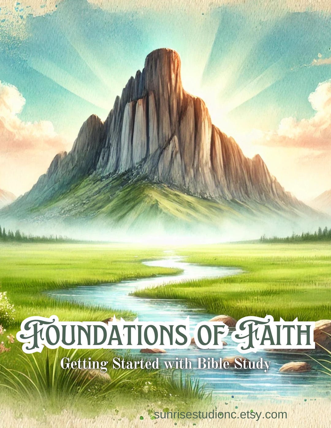Foundations of Faith Bible Study Guide: Christian Devotional (PDF) - Etsy