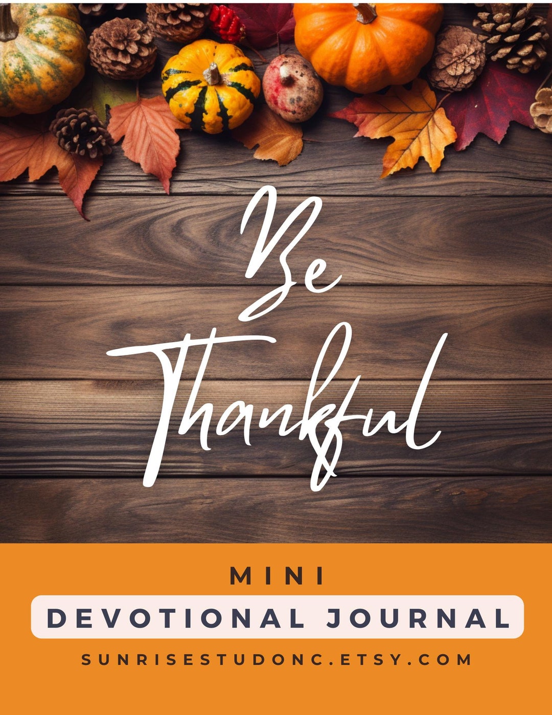 Be Thankful Mini Devotional Journal: Christian Gratitude (PDF) - Etsy