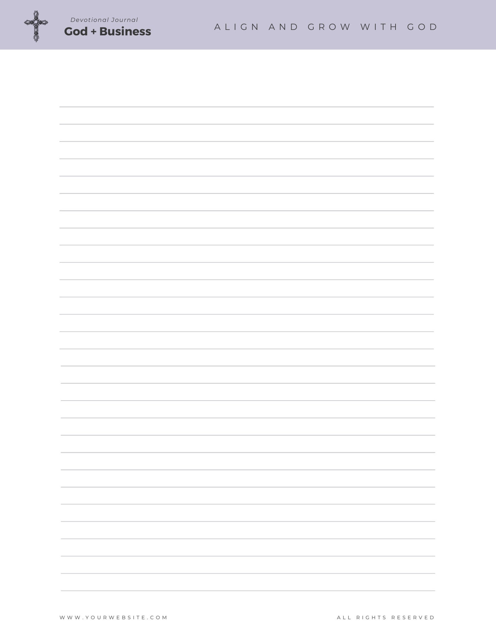 Christian Journal, Grow and Align With God, Devotional Journal for ...