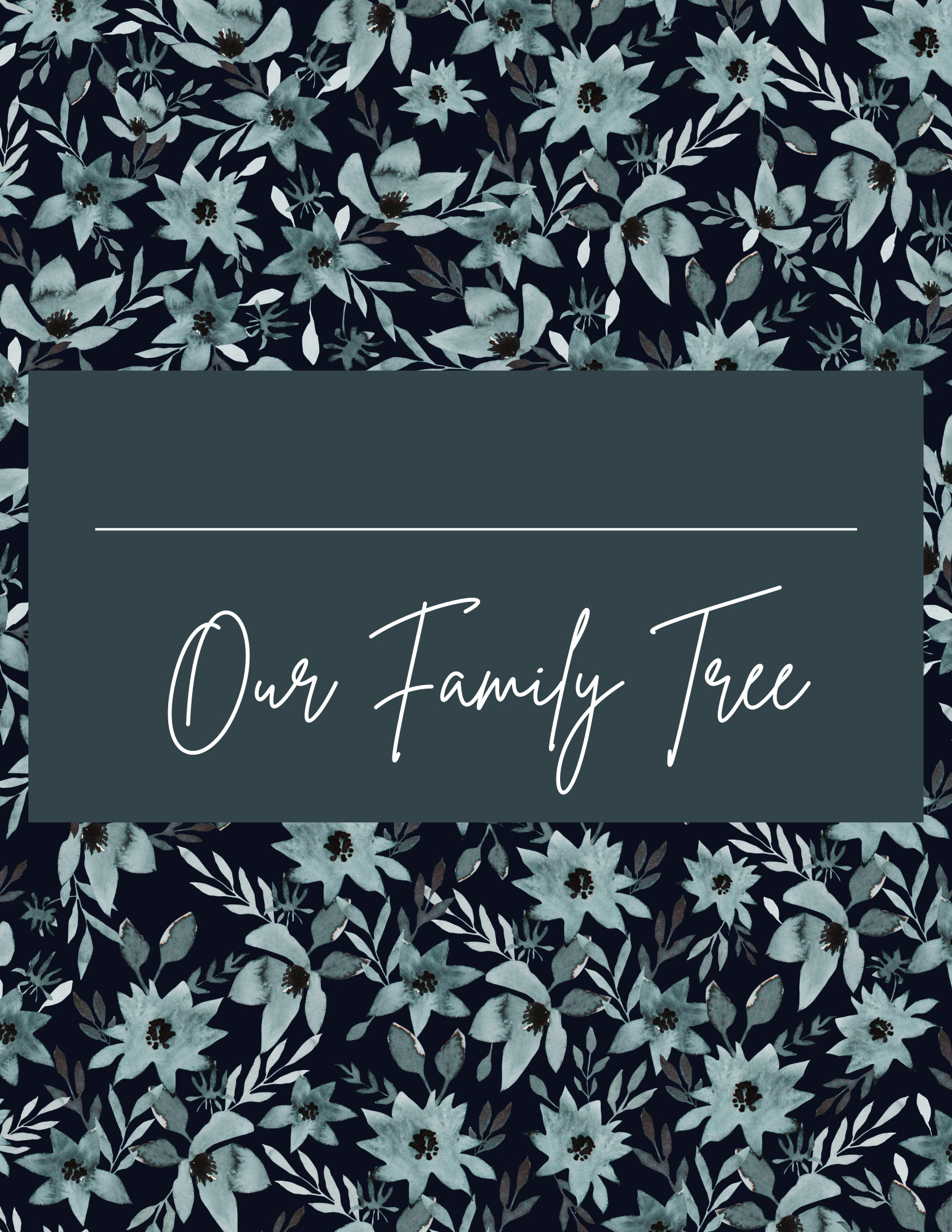 Family Tree Planner, Our Family Tree, Mother's Side, Father's Side ...