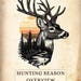Hunting Journal With Gear Checklist, Goals, Logbook, Scouting Notes ...