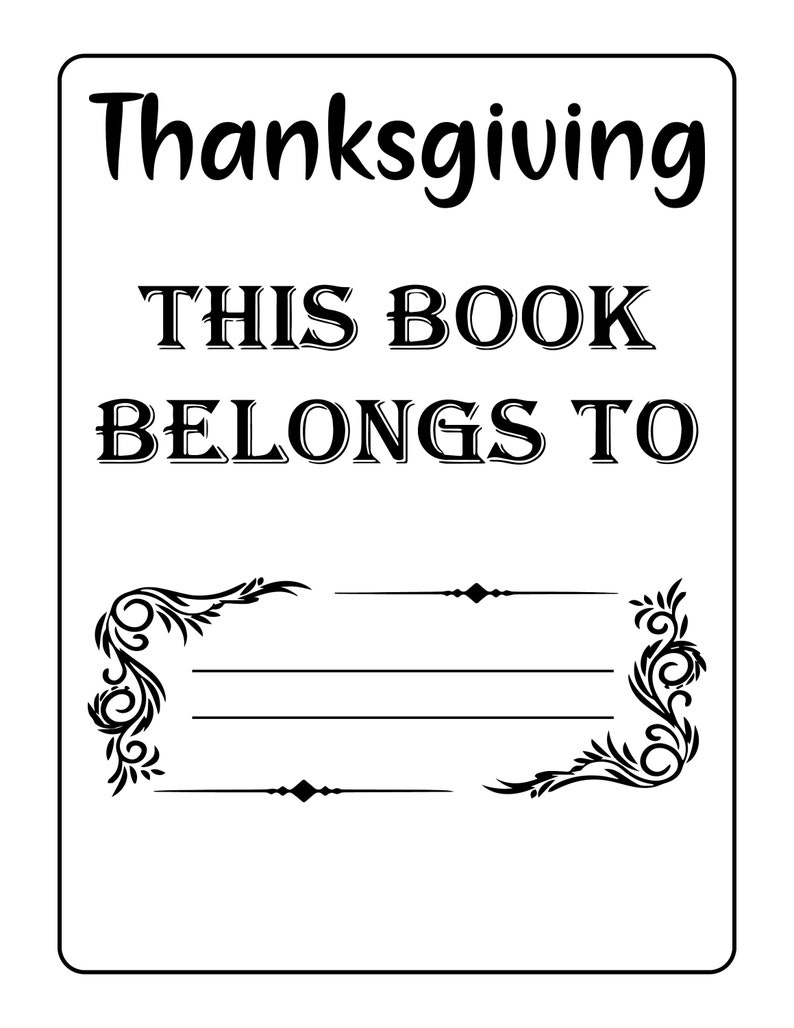 Thanksgiving Hand Tracing Activity: Fall Coloring Book (digital ...