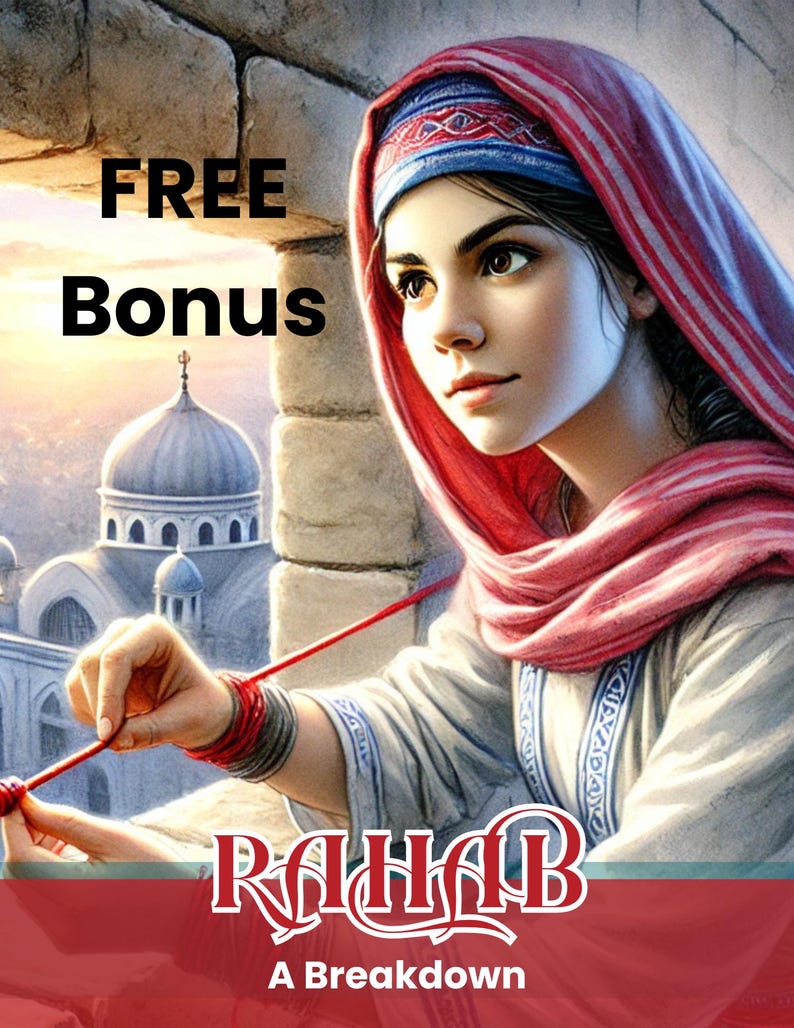 Rahab 30-day Devotional, Lessons for Daughters of God, Christian Bible ...