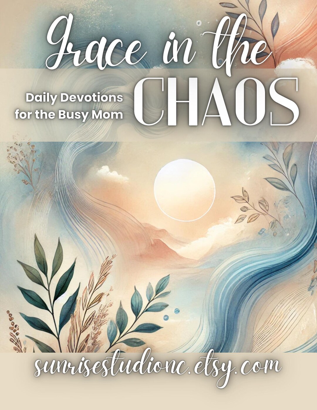 30-day Devotional: Grace in the Chaos, Christian Mom Journal (digital ...