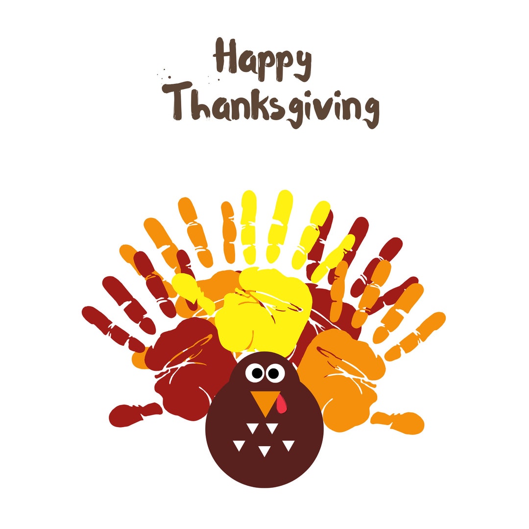 Hand Tracing Fun Activity for Fall and Thanksgiving Coloring Book for ...