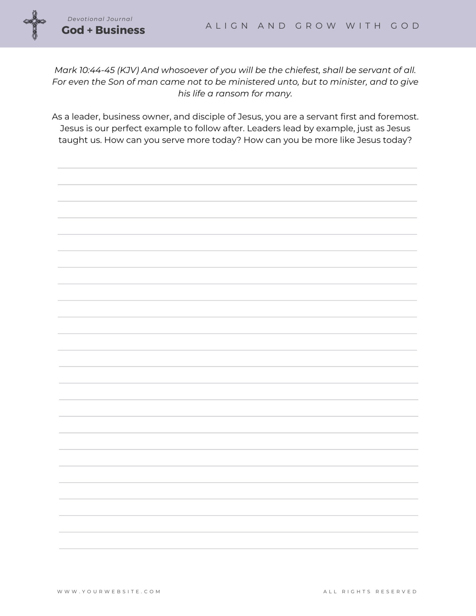 Christian Journal, Grow and Align With God, Devotional Journal for ...