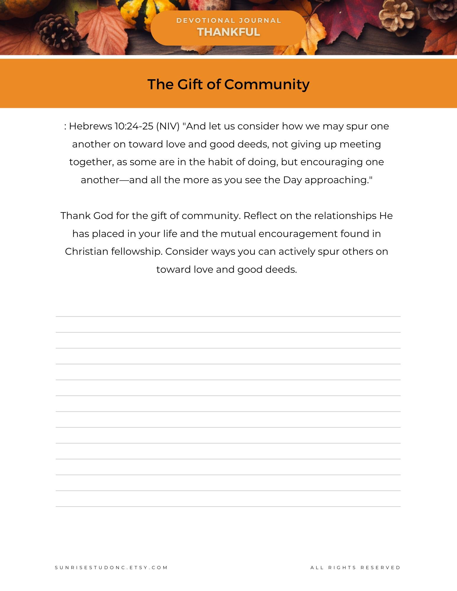Be Thankful Mini Devotional Journal: Christian Gratitude (PDF) - Etsy