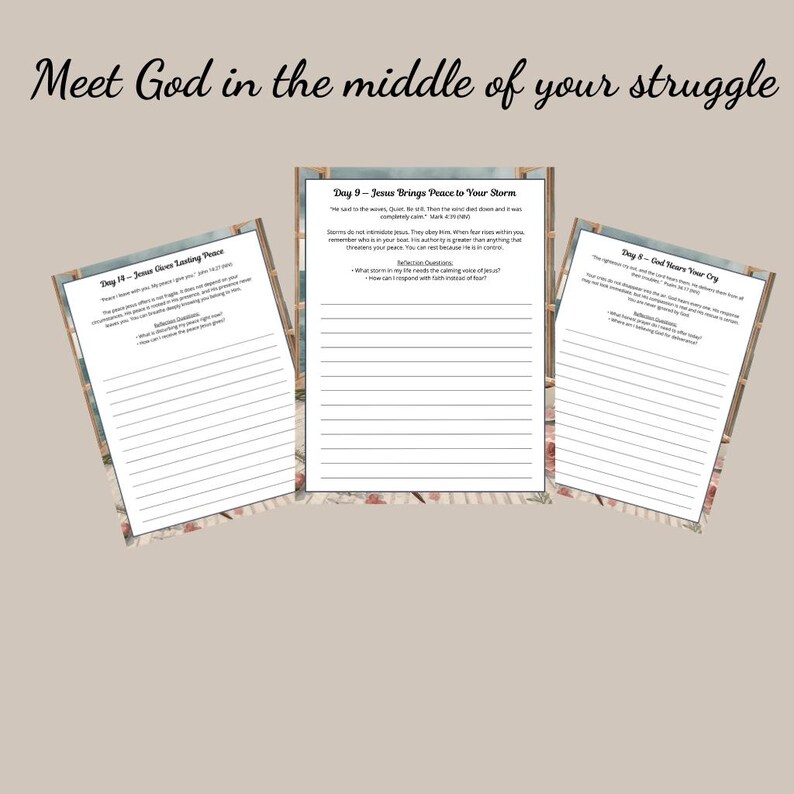 Growing in Faith Through Trials – 30 Day Devotional Journal - Etsy