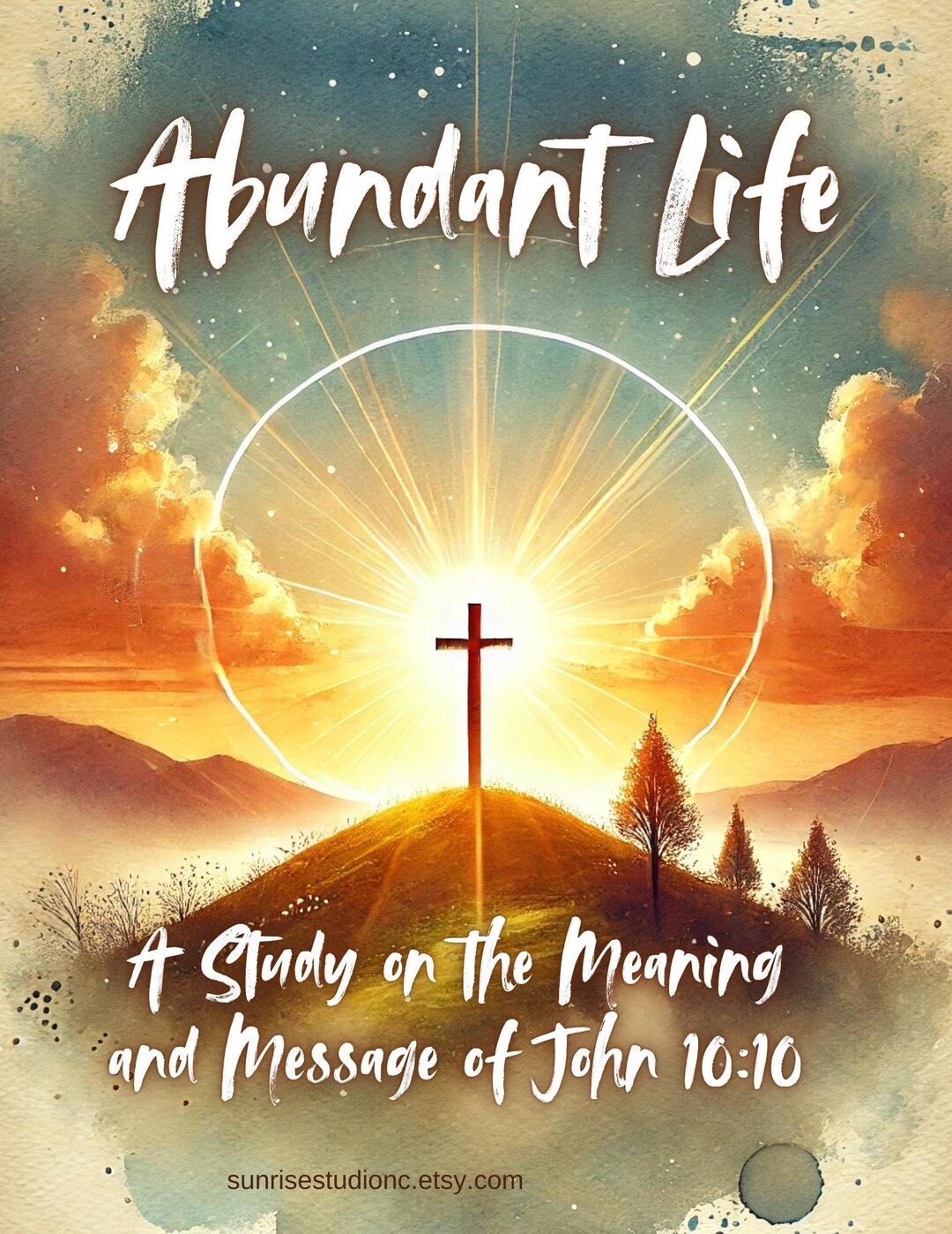 Abundant Life Bible Study, John 10:10 Study Guide, Christian Workbook ...