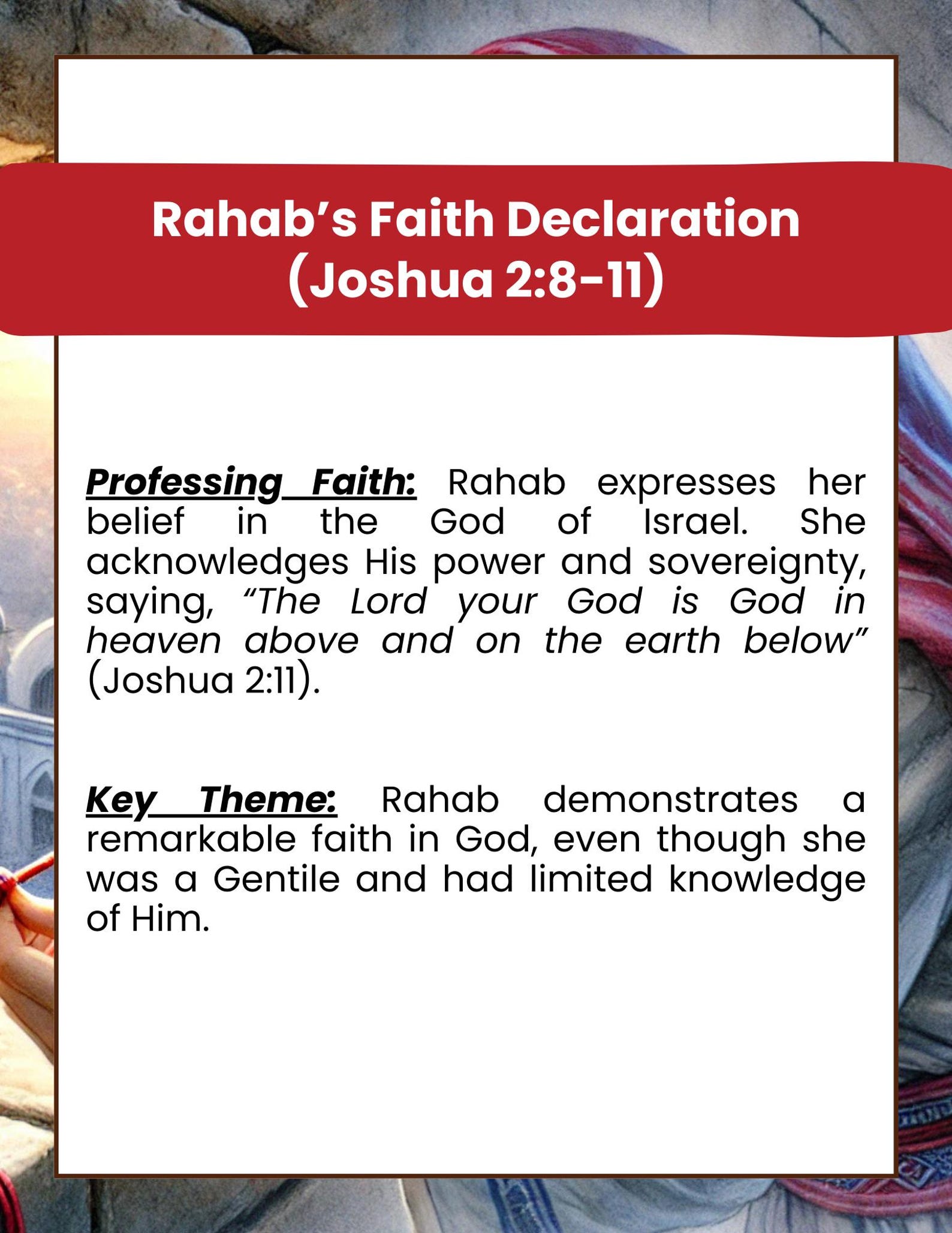 Rahab 30-day Devotional, Lessons for Daughters of God, Christian Bible ...