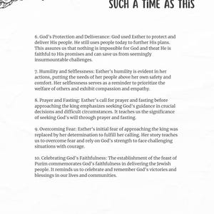 Bible Character Study on Esther, Courage for Such a Time as This, Women ...