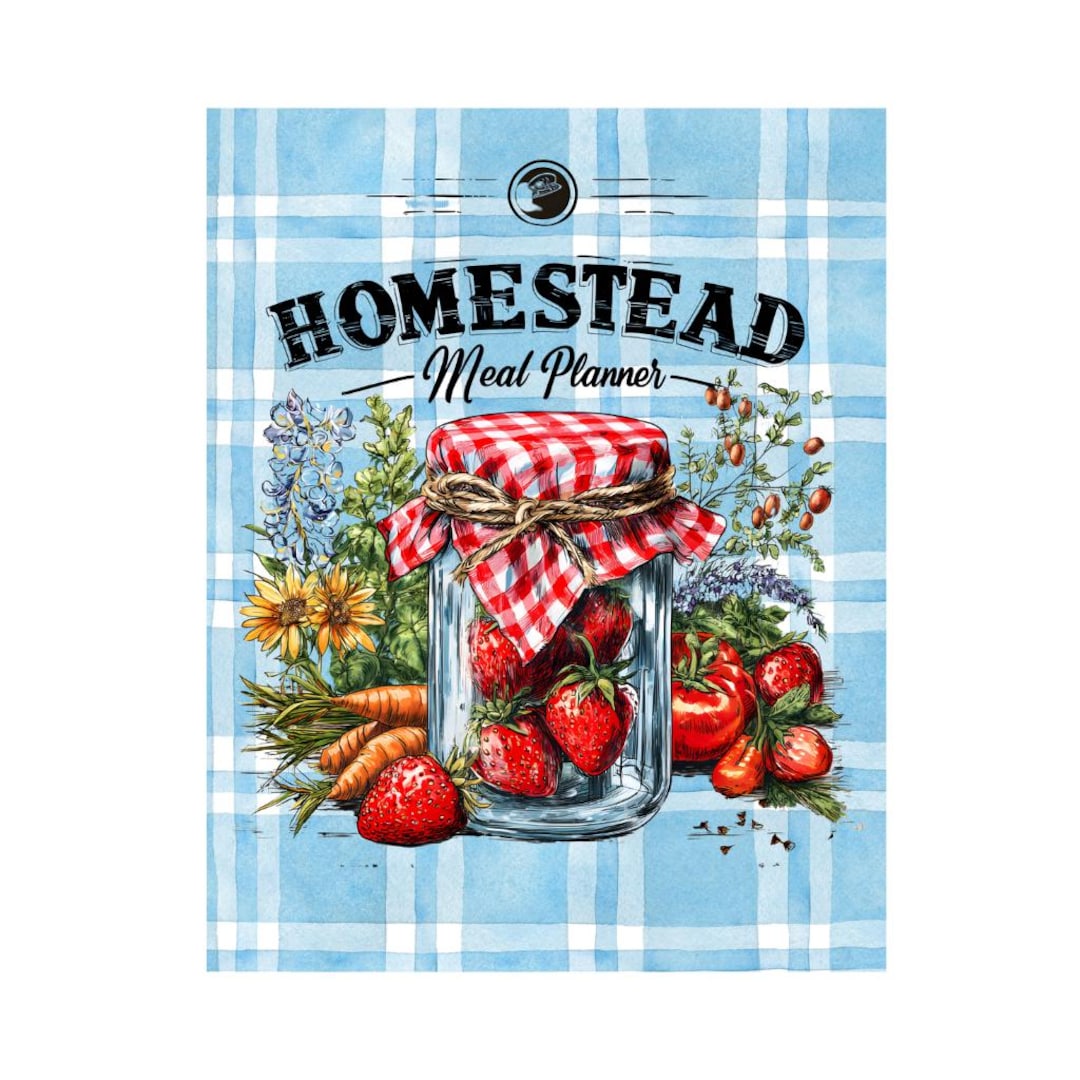 Printable Homestead Meal Planner With Calendars, Pantry and Kitchen ...