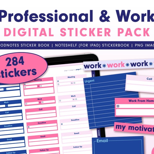 Life Essentials Digital Stickers for Goodnotes Noteshelf - Etsy