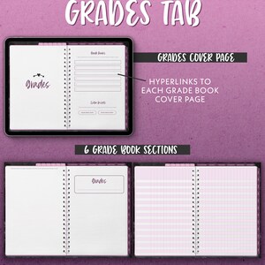 Undated Purple Landscape Teacher Digital Planner for iPad and Tablet ...