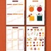 Fall Digital Sticker Bundle | Autumn Digital Stickers | Halloween ...