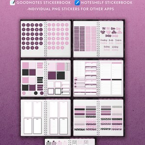 Undated Purple Landscape Teacher Digital Planner for iPad and Tablet ...