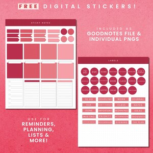 Digital Notebook for Goodnotes, Notability, Noteshelf 10 Subject ...