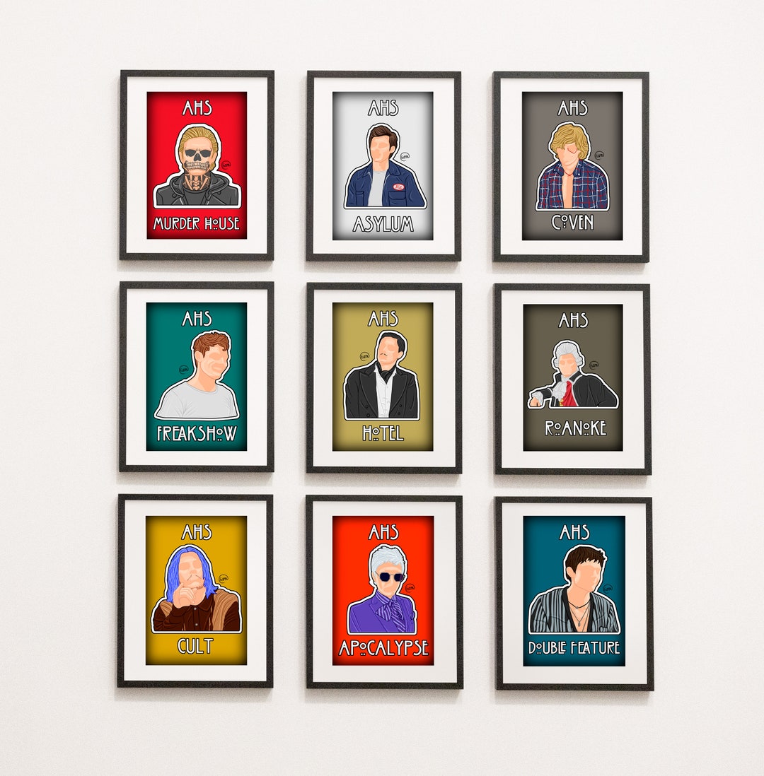 AHS, American Horror Story, Digital Art, Original Art, 5x7 Print ...