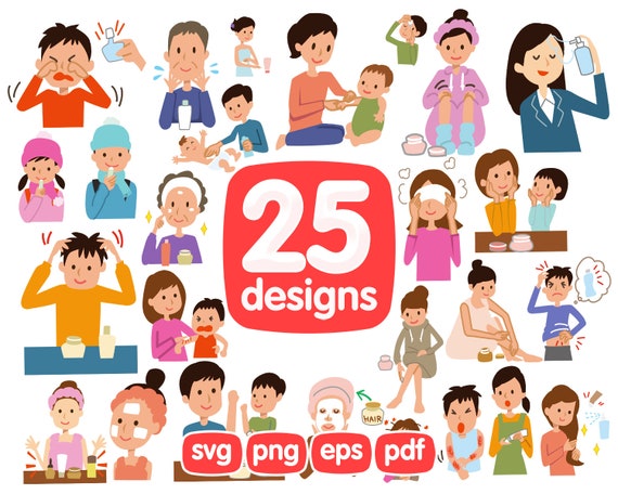 25 Moisturizing Clipart Bundle Beauty Clip Art Lipstick | Etsy