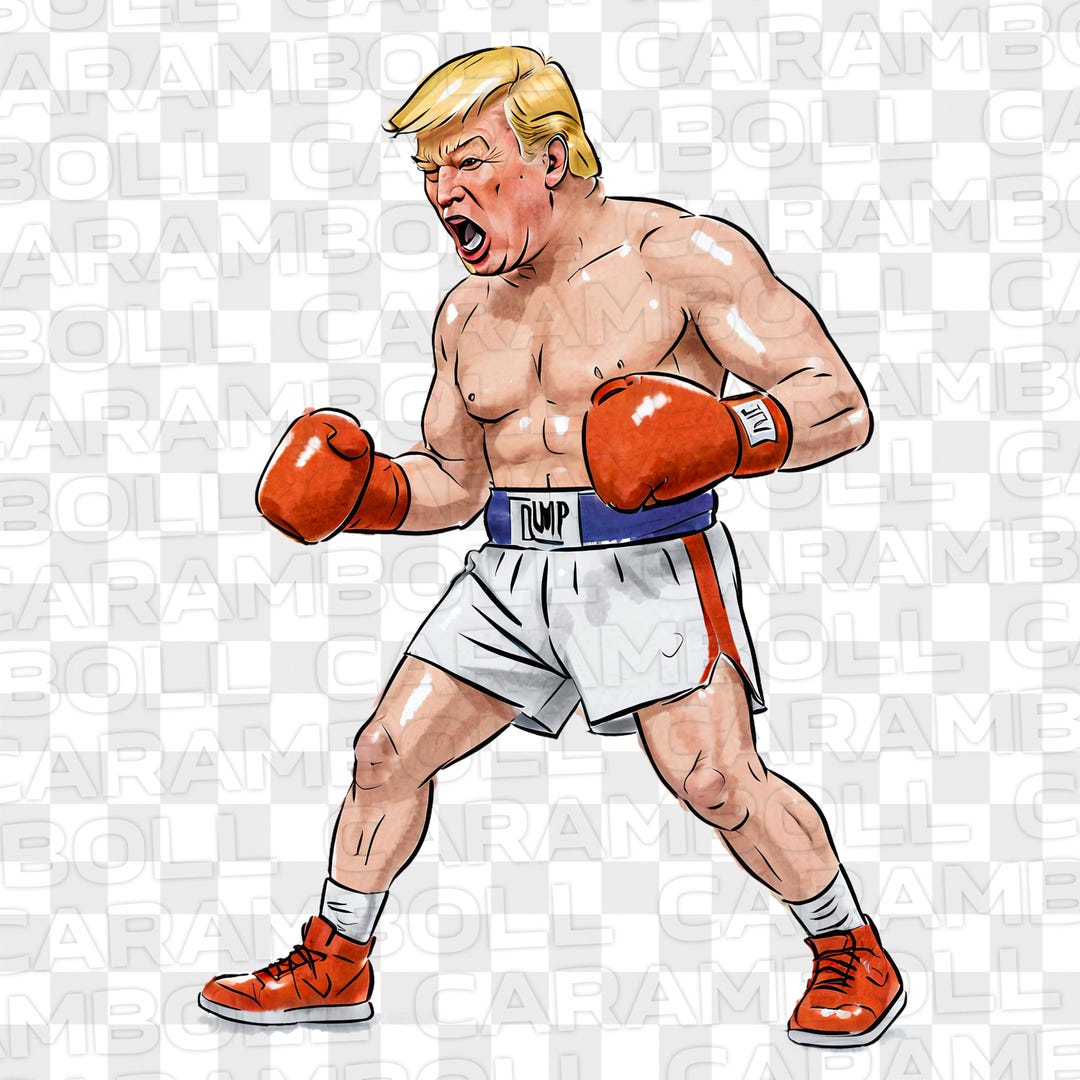 Donald Trump Boxer PNG - Etsy