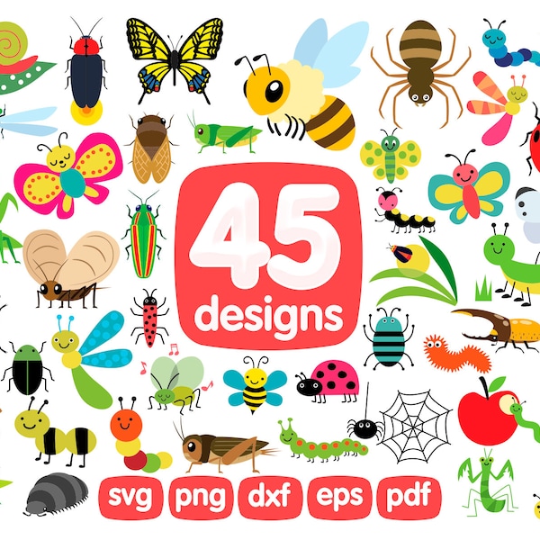 Insect Clipart - Etsy
