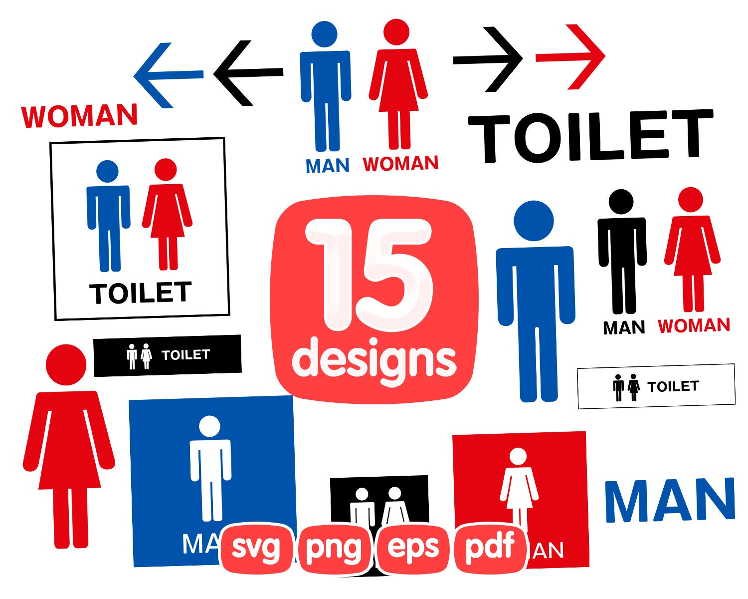 Girl On Toilet Clip Art