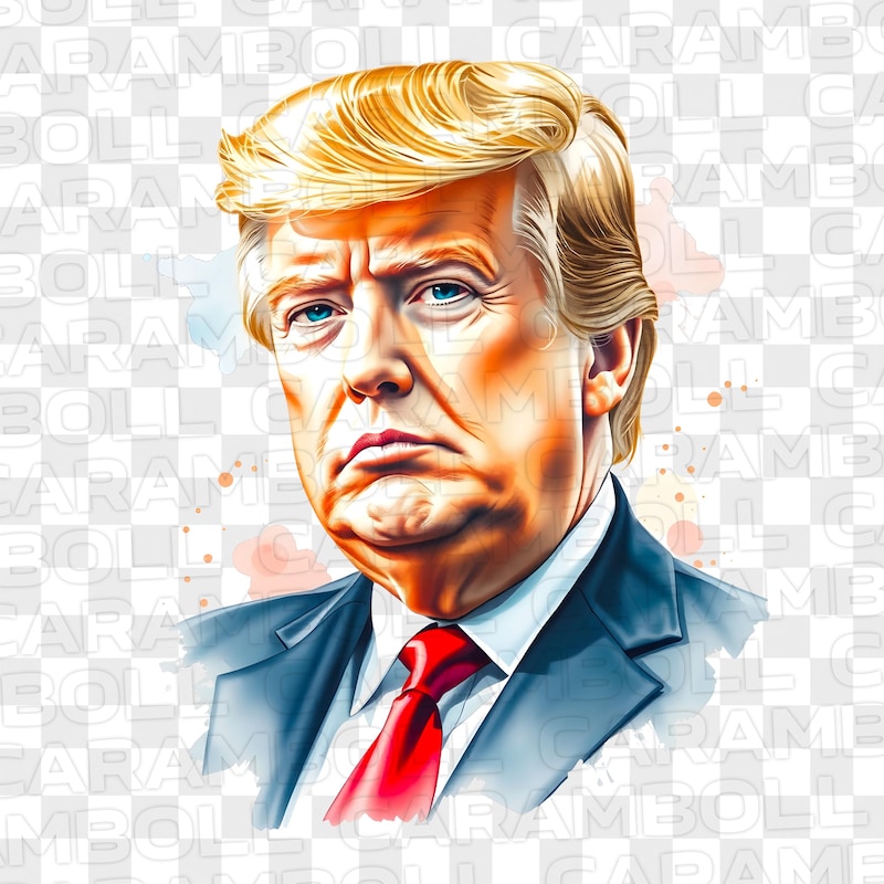 Donald Trump Face Stencil - Etsy