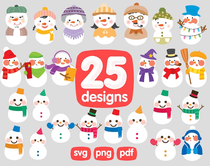 Build Your Snowman Clipart, Snowman Clipart, Snowman Svg, Snowman Png ...
