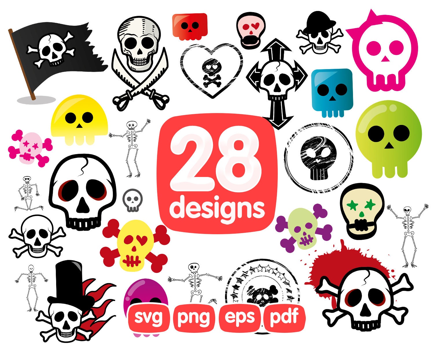 Ox Skeleton Clipart Animated