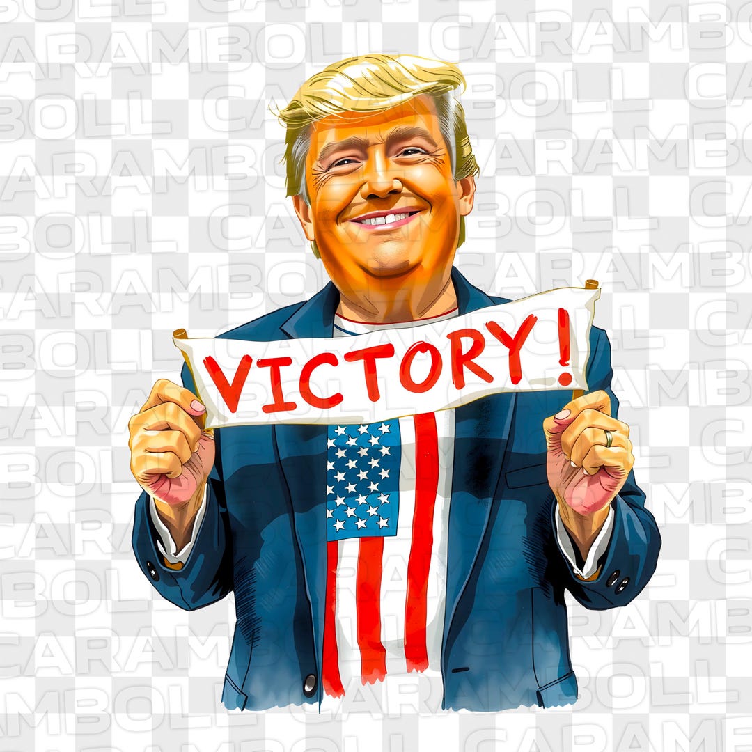 Donald Trump Victory PNG - Etsy
