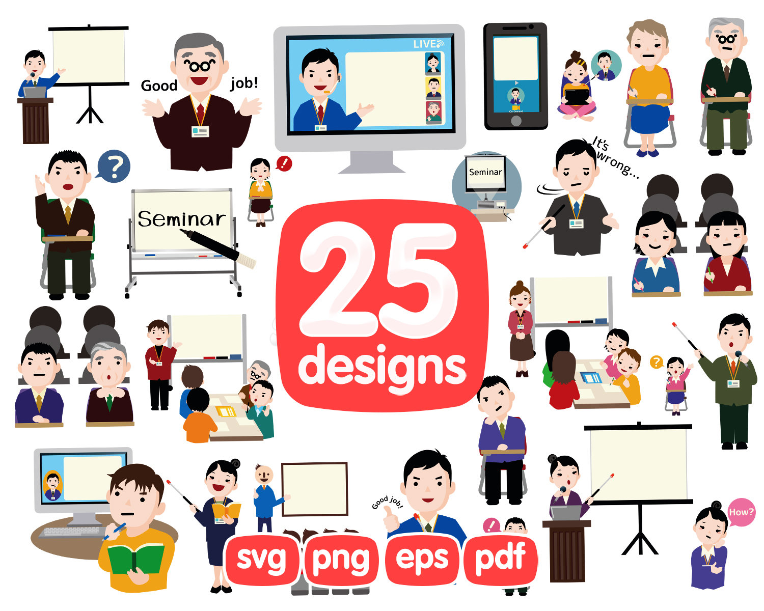 Seminar Presentation Clipart