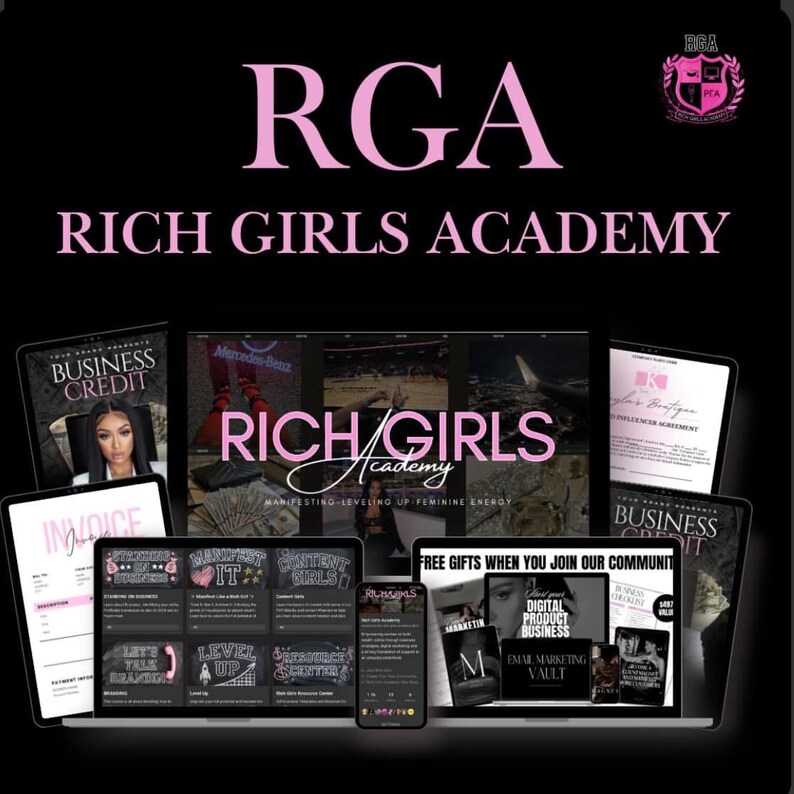 Rich Girls Academy Community, Business & Marketing Resources (MRR) - Etsy