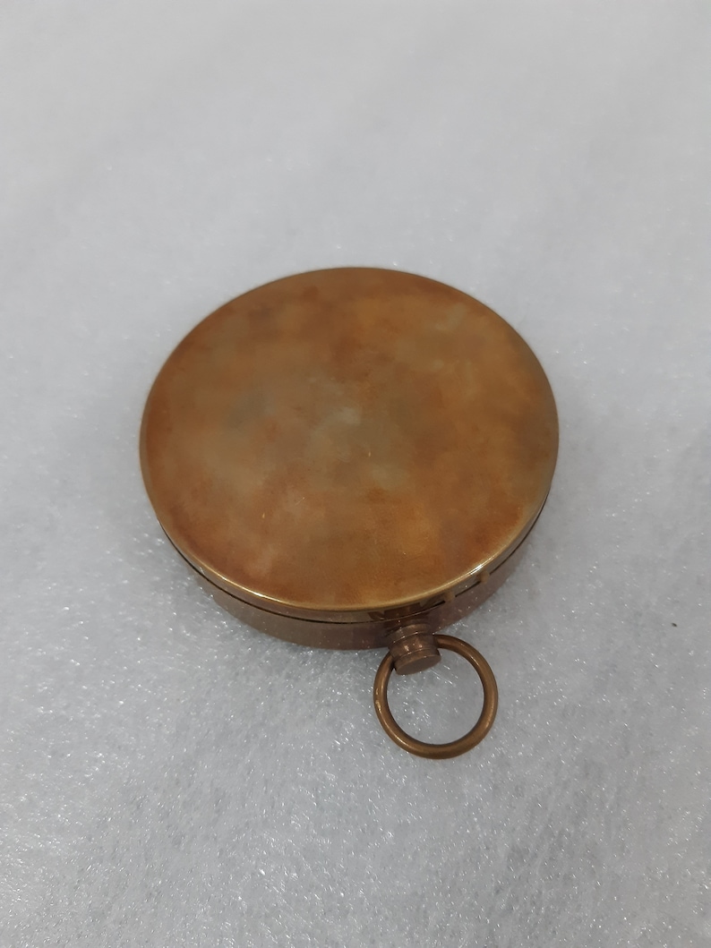 Brass Pocket Compass in Antique Finish - Etsy