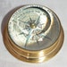 DECORATIVE BRASS LENS Compass With Rotating Dial Made of Brass & Glass ...
