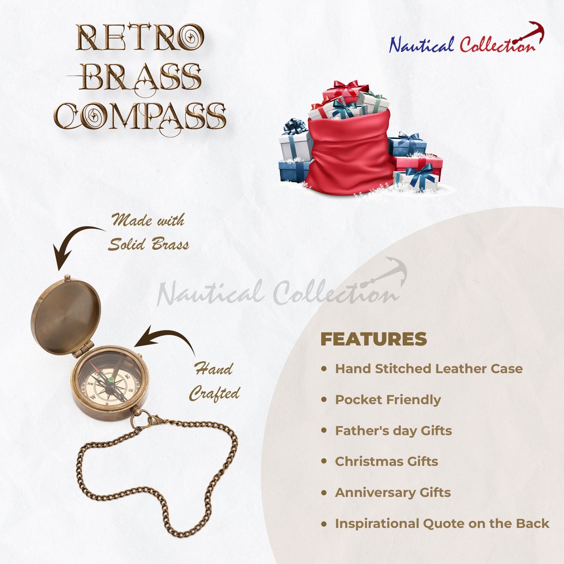 So You Can Always Find Your Way Back Home” Quote Engraved Compass ...