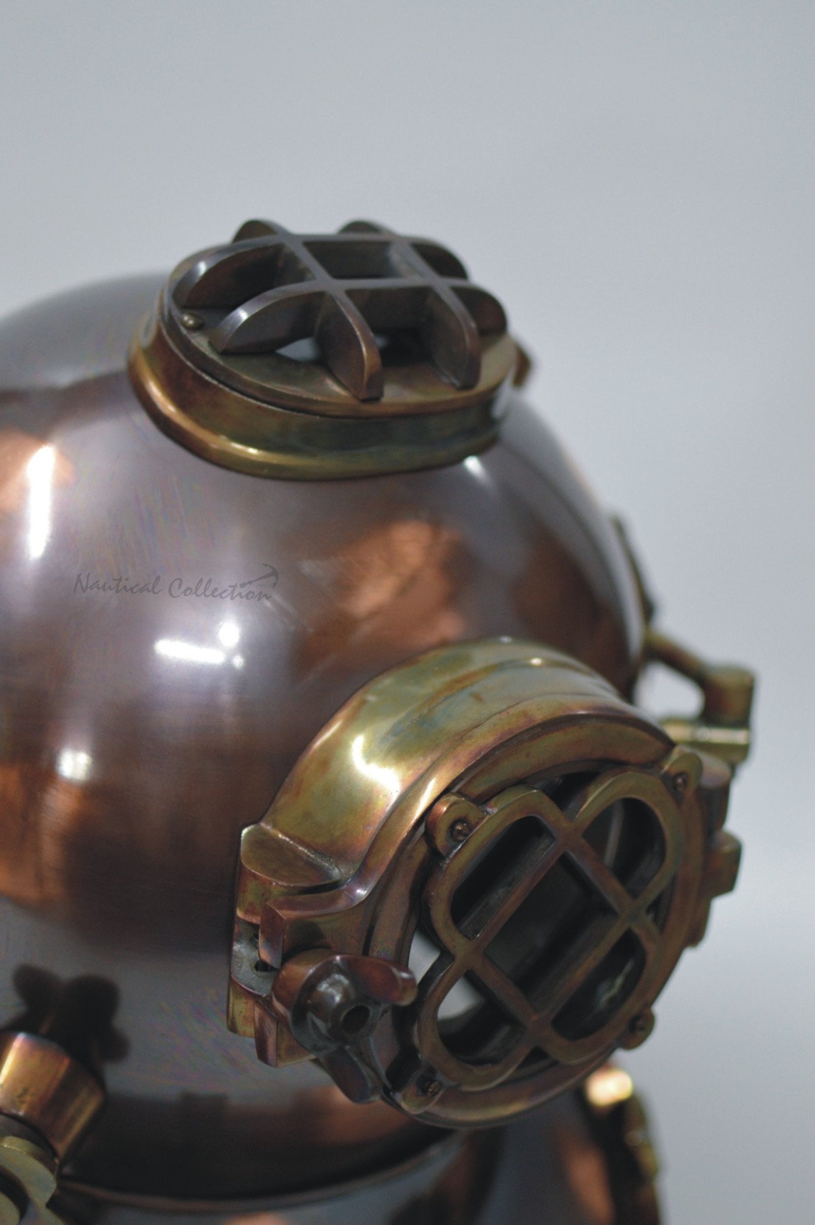 Decorative Divers Helmet Solid Steel & Aluminum Scuba Diving Helmet 18 ...