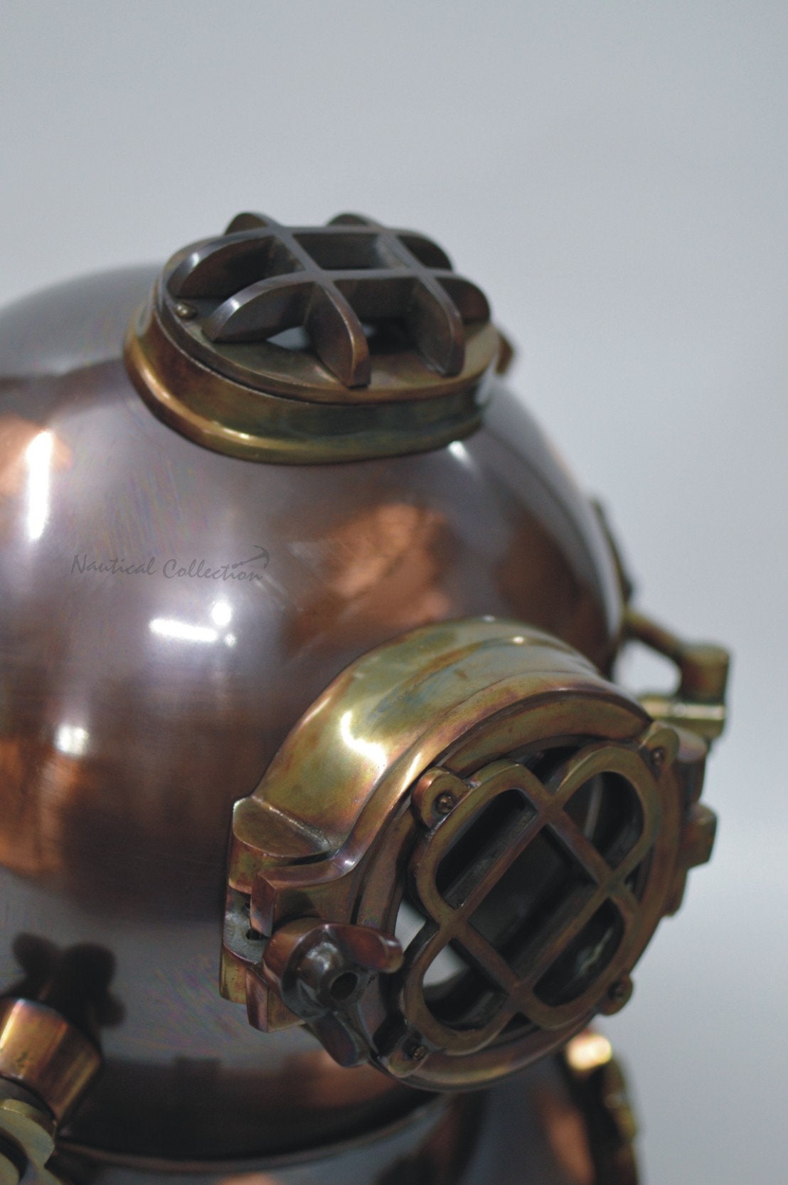 Decorative Divers Helmet Solid Steel & Aluminum Scuba Diving Helmet 18 ...