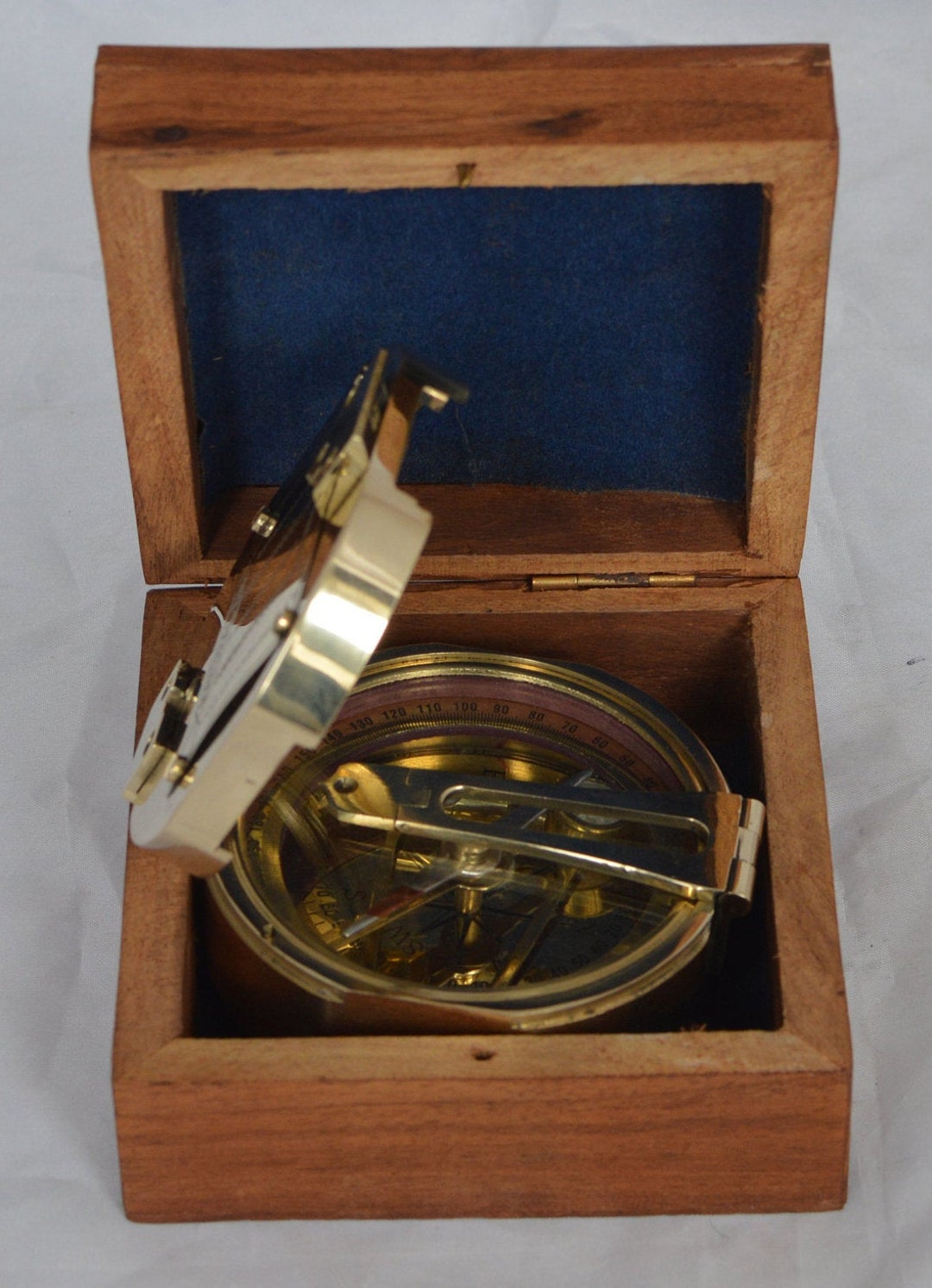 DECORATIVE BRUNTON BRASS Compass Shiny Finish Steampunk Brass Compass ...